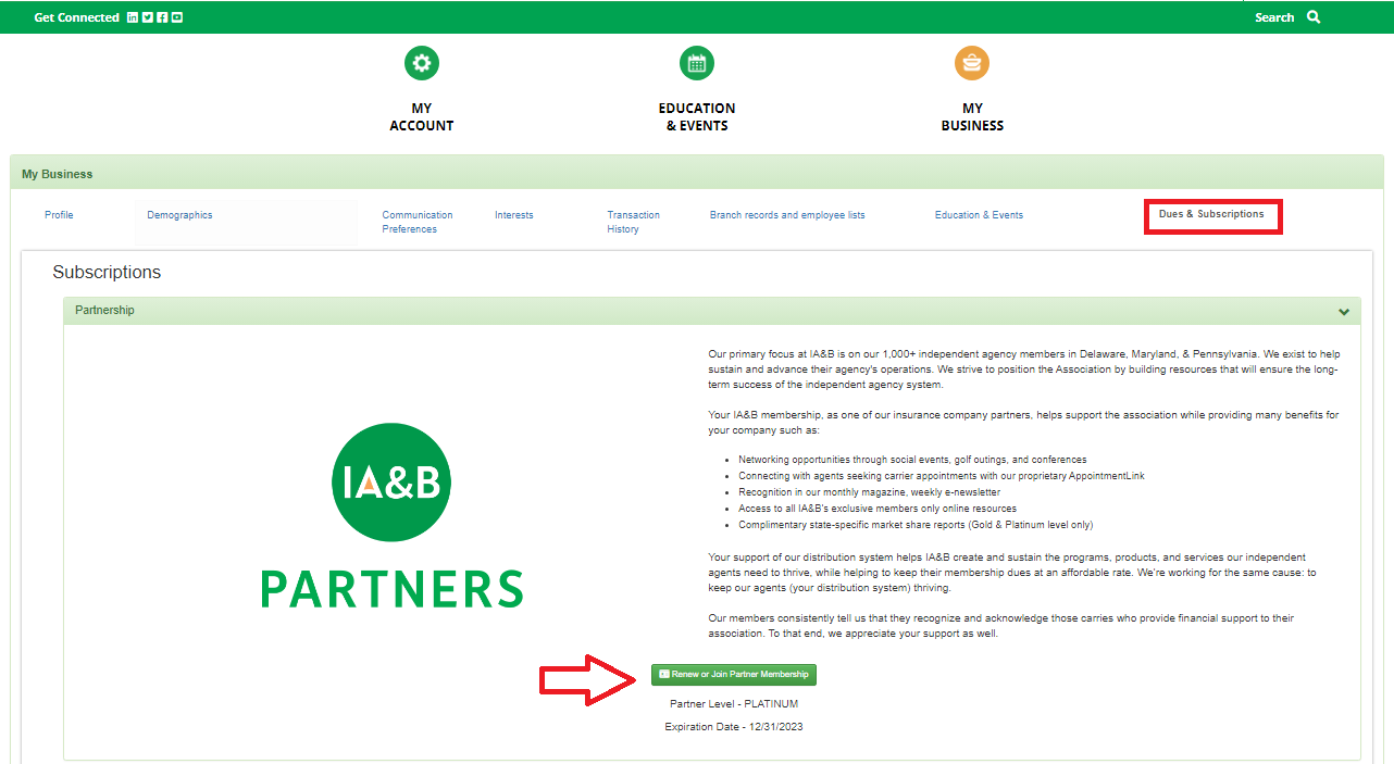 Renew Your Partner Membership – Insurance Agents & Brokers